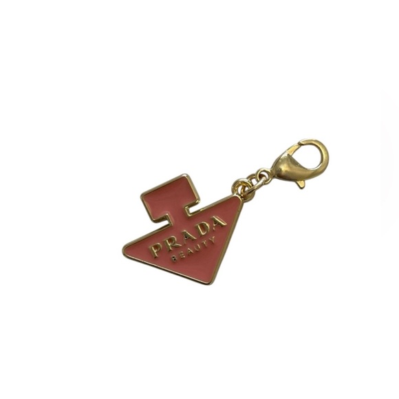 Prada | Accessories | Prada Beauty Gwp Pink And Gold Charm | Poshmark
